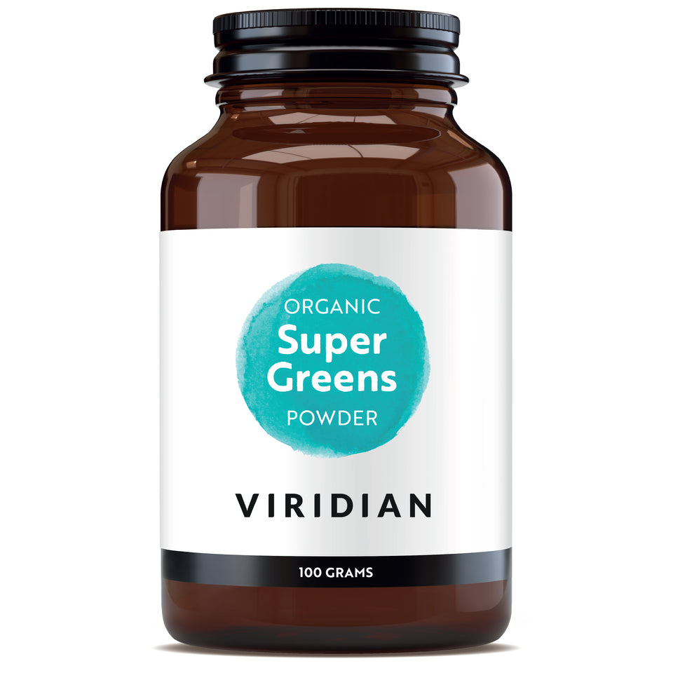 Viridian Organic Super Greens Powder 100g – Health & More Ltd