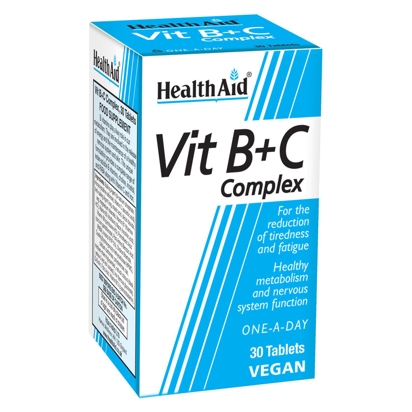 HealthAid Vit B+C Complex Tablets – Health & More Ltd