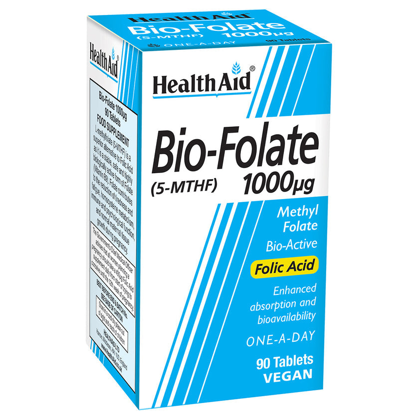 HealthAid Bio-Folate 1000ug Tablets – Health & More Ltd