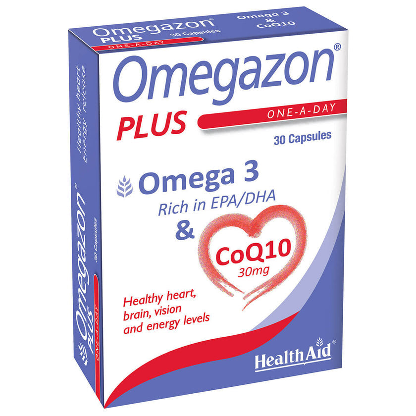 HealthAid Omegazon Plus (CoQ10) Capsules – Health & More Ltd