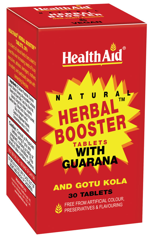 HealthAid Herbal Booster with Guarana and Gotu Kola – Health & More Ltd