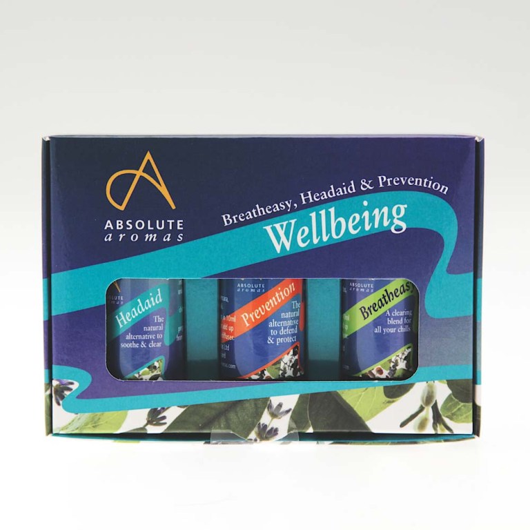Absolute Aromas Wellbeing Essential Blend 3 Pack – Health & More Ltd