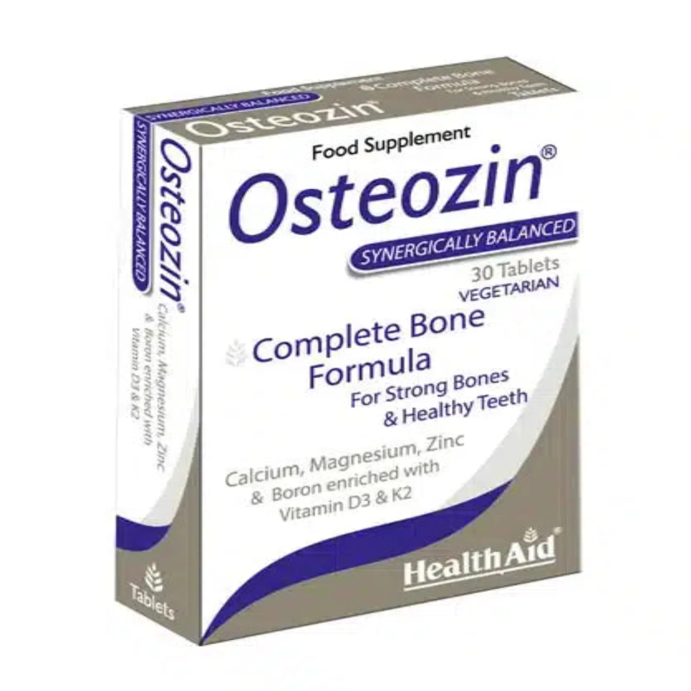 HealthAid Osteozin (New Bone Formula) 90’s VegiTabs – Health & More Ltd