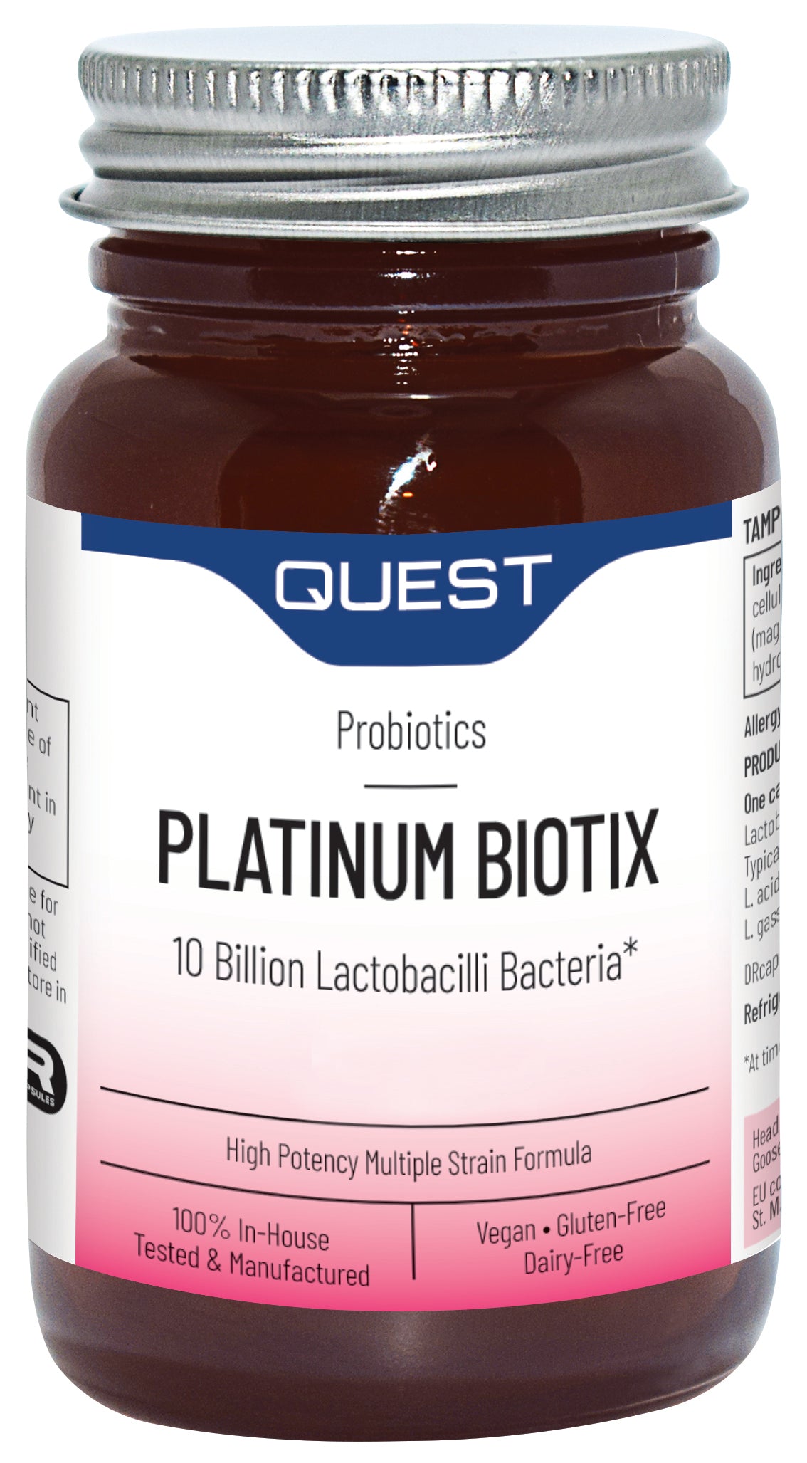 Quest Platinum Biotix 60+30 free – Health & More Ltd