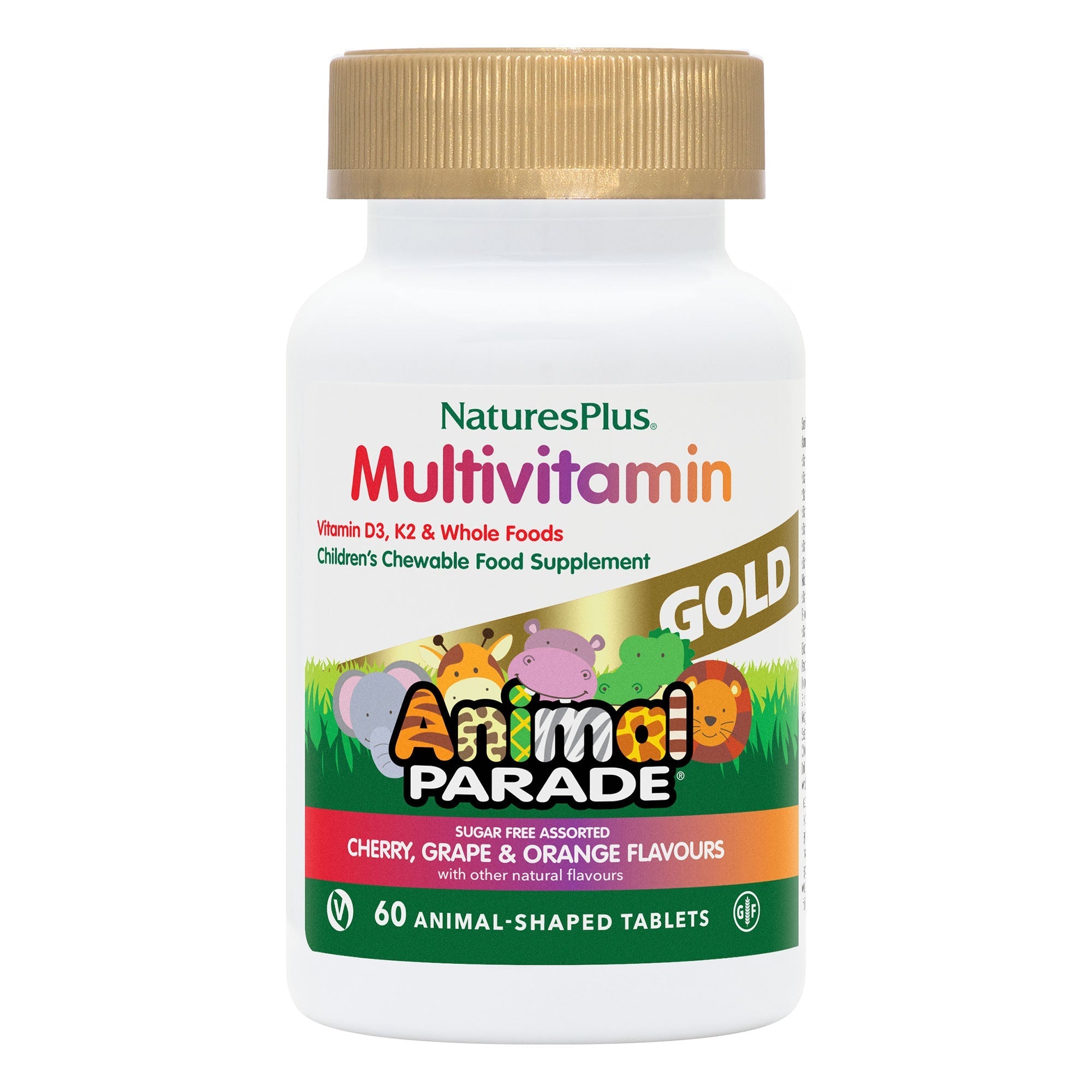 NaturesPlus Animal Parade® GOLD Multivitamin Childrens Chewables - Ass ...