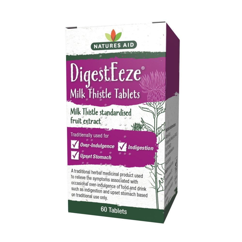Natures Aid DigestEeze(Milk Thistle) – Health & More Ltd